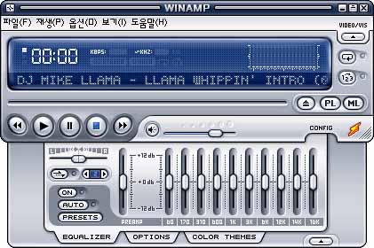 Chsoo's 공개자료실 - Winamp v5.08 Ver.Full MP3재생기 한글 언어팩